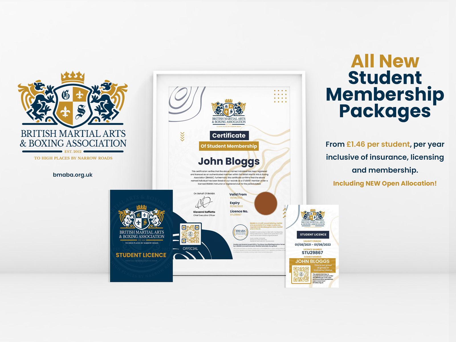 BMABA Introduces Brand New Student Packages - British Martial Arts ...