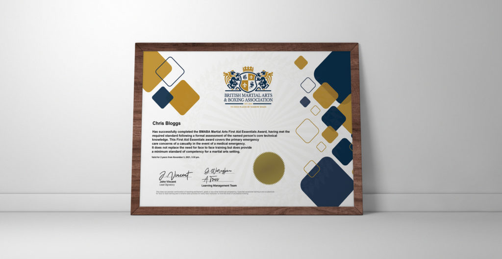 New BMABA First Aid Qualifications Unveiled - British Martial Arts ...